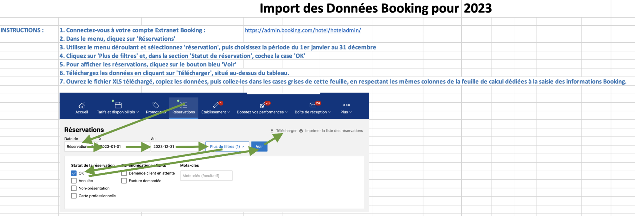 Tableau de Bord Excel pour la Gestion Locative Saisonnière | Olivier Vollaire | Entrepreneur & Élu